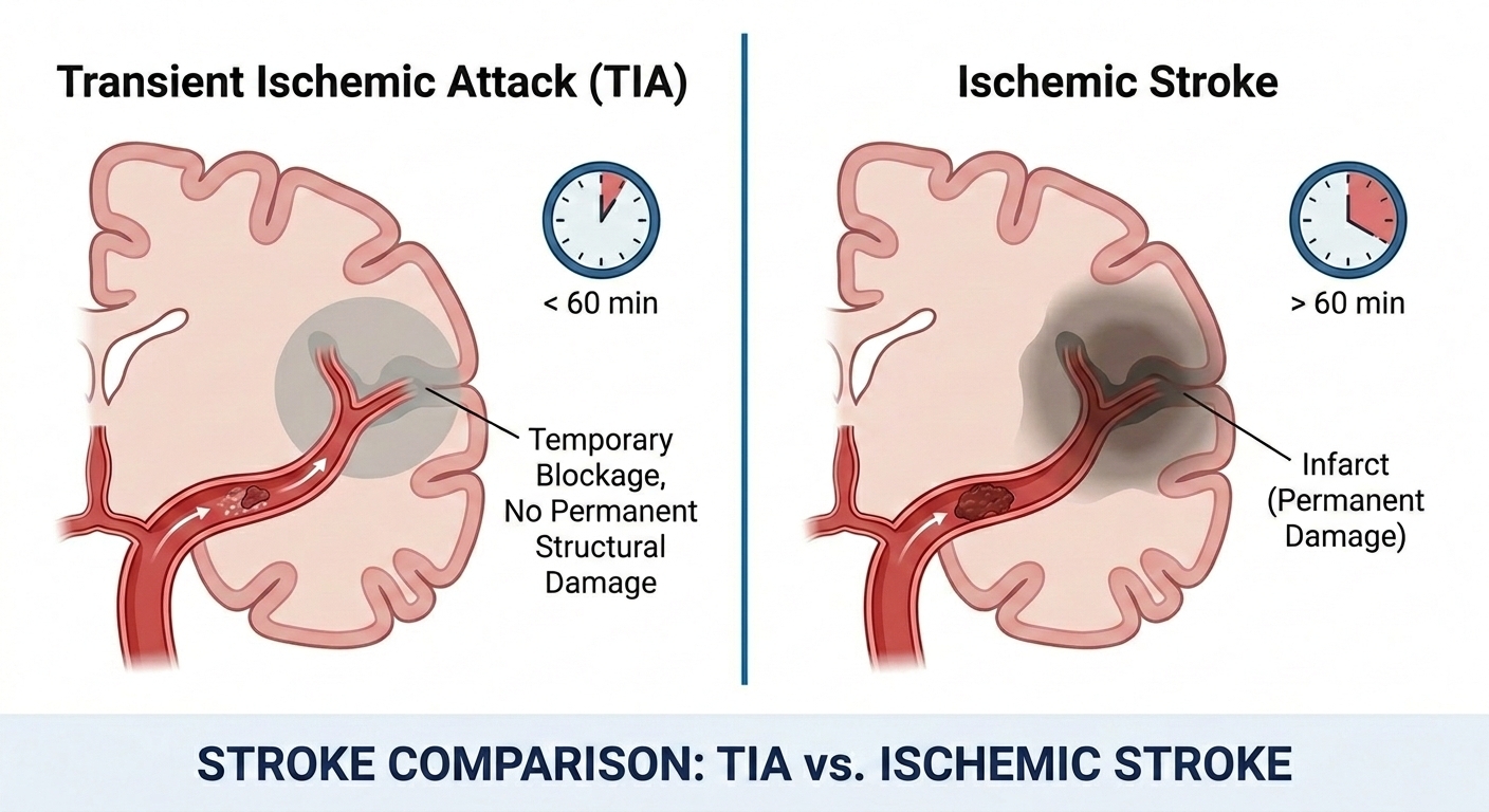TIA vs. Stroke: What's the Difference Between a Mini Stroke and a Stroke?
